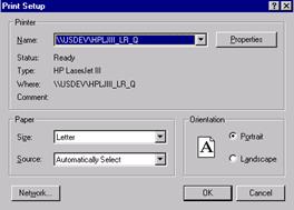 Printer Management Page